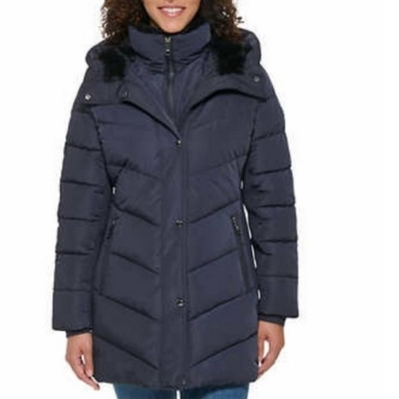 Andrew Marc | Jackets & Coats | Nwt Andrew Marc Walker Sorona Aura Parka Navy | Poshmark